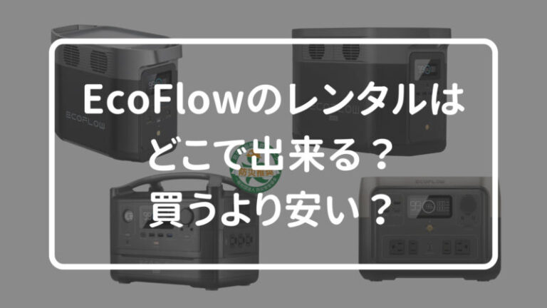 EcoFlow DELTA2とEcoFlow EFDELTAを5つの項目で比較したらおすすめの人がわかった | ポタ電で安心ウキウキ充電完了！